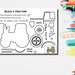 Cut and Glue, Preschool Cutting Practice, Scissor Skills Exercises ...