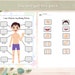 Body Parts Matching Activity for Toddlers Printable Busy Book - Etsy
