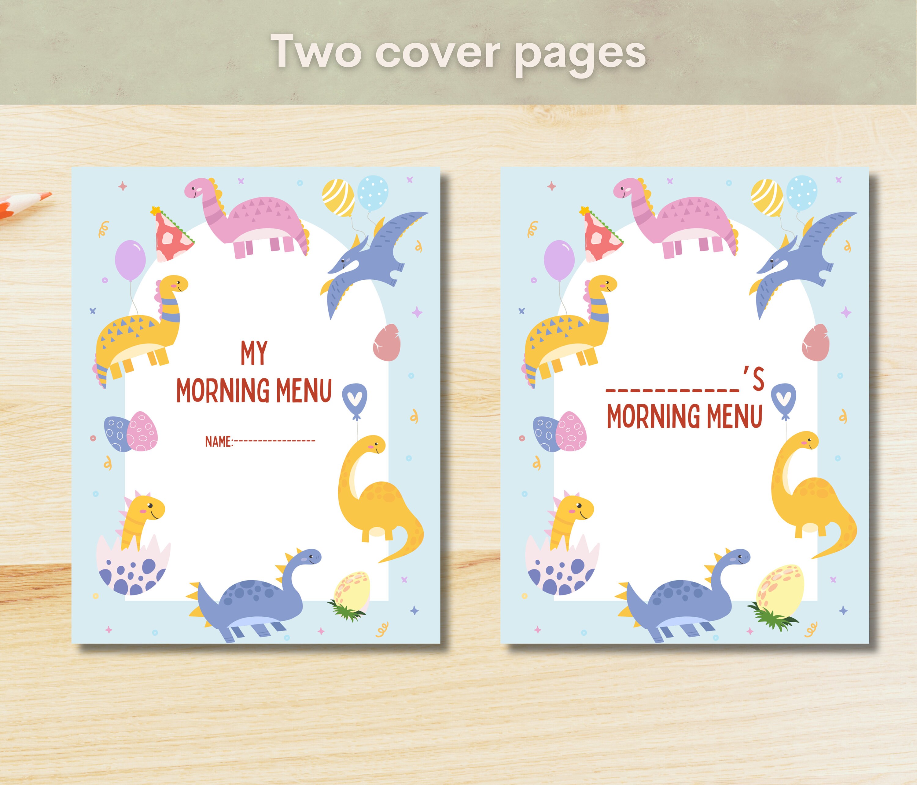 Morning Menu Preschool Homeschool, Kindergarten Morning Basket ...