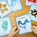 Ocean Animals Playdough Mats Printable, Montessori Learning Material ...