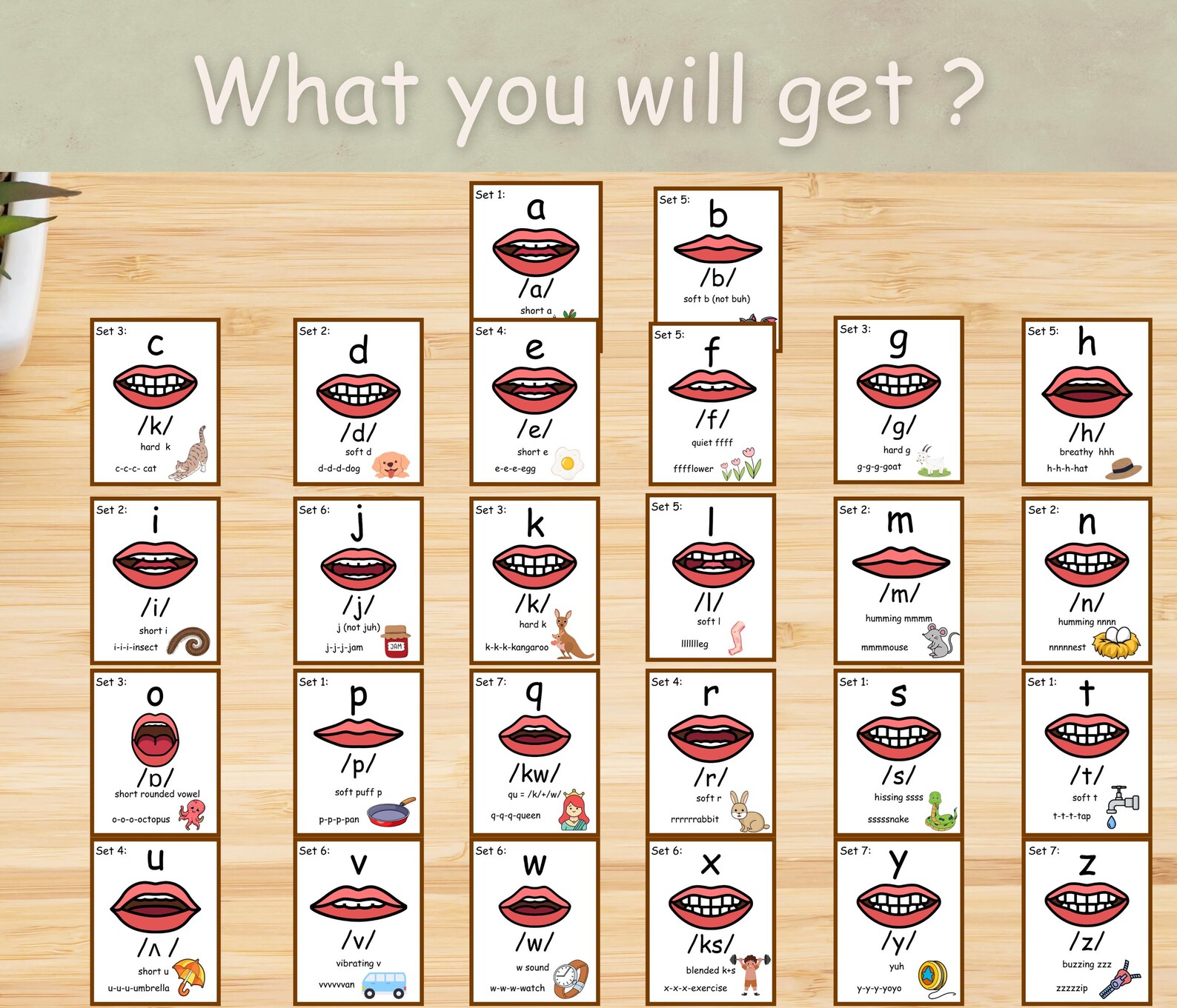 Phonics Flashcards: Early Learning Alphabet Sound Cards (digital ...