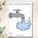 Wash Your Hands Printable Activity for Toddler, Preschool Homeschool ...
