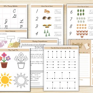 My Morning Menu Cursive, Morning Menu Daily Worksheet, Morning Menu ...