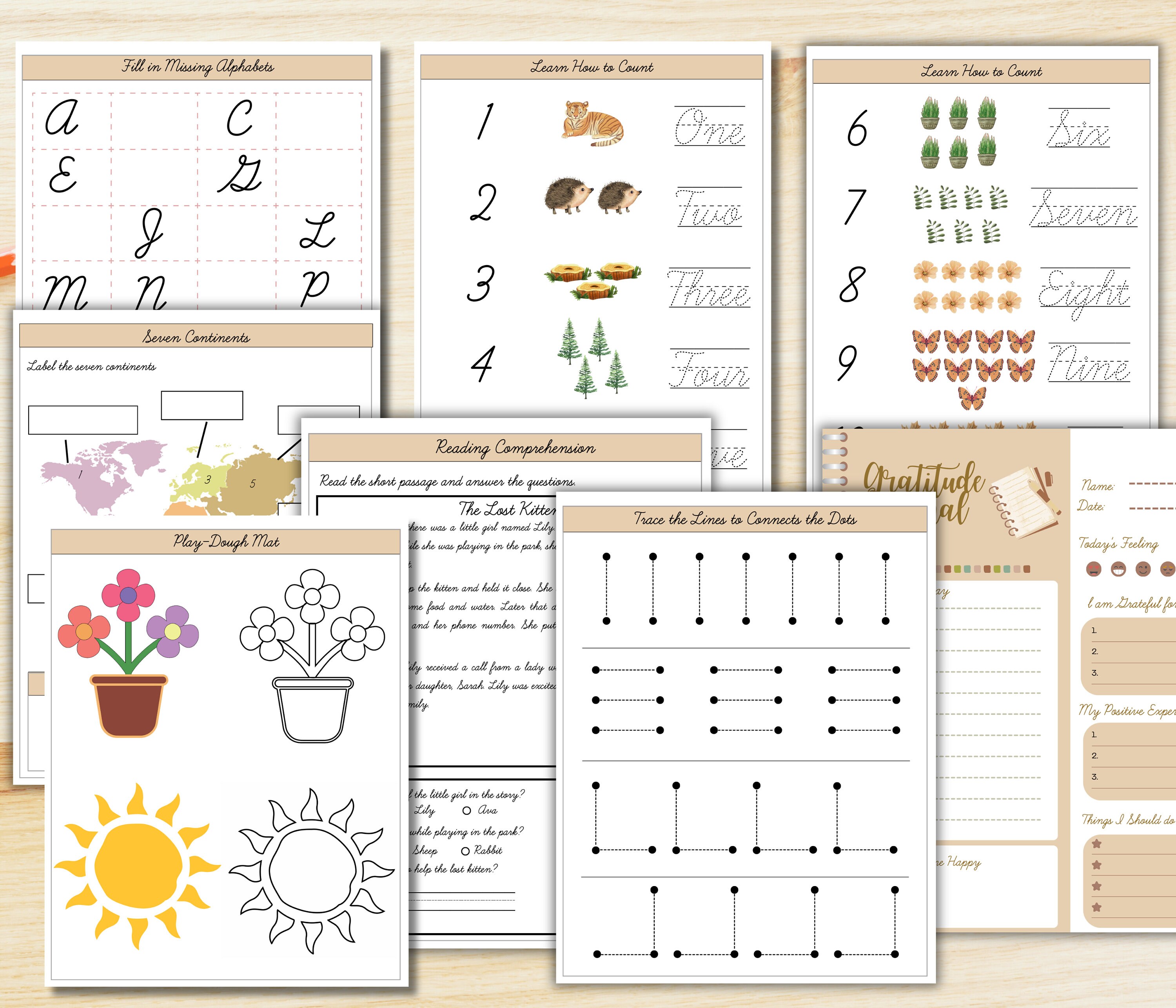 My Morning Menu Cursive, Morning Menu Daily Worksheet, Morning Menu ...