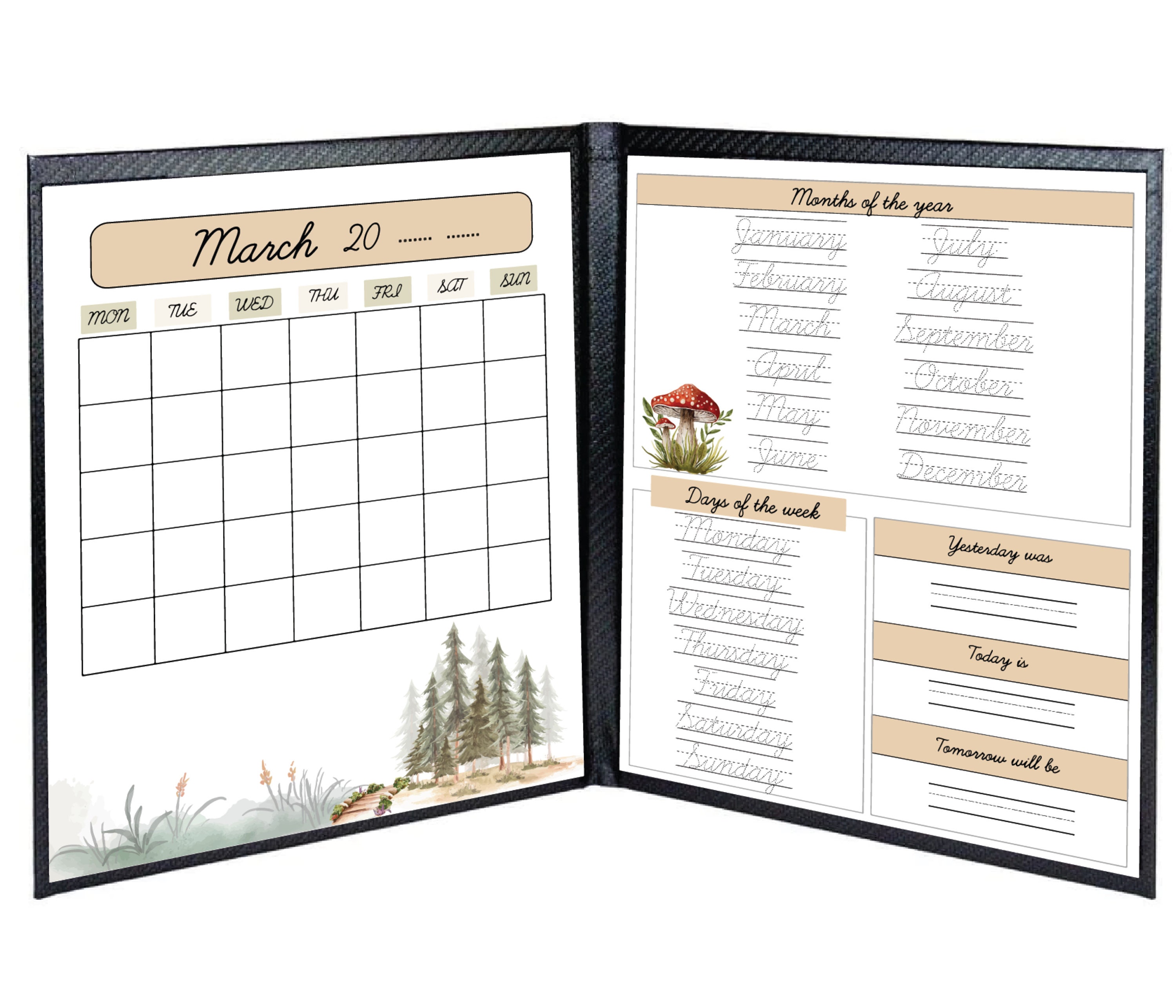 My Morning Menu Cursive, Morning Menu Daily Worksheet, Morning Menu ...