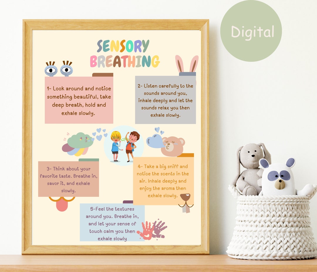 Mindfulness Breathing Exercise for Kids, Sensory Breathing Exercise ...