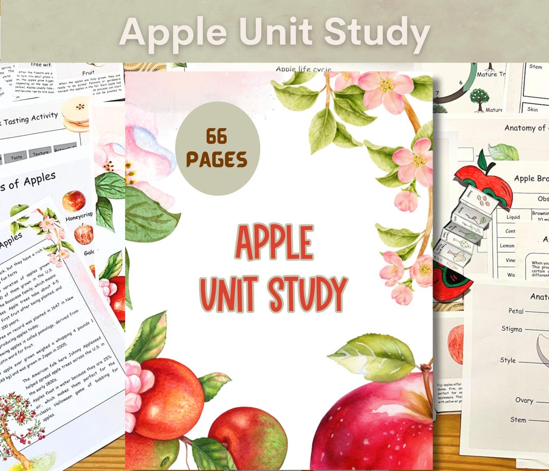 Apple Unit Study Elementary, Life Cycle of an Apple, Charlotte Mason ...
