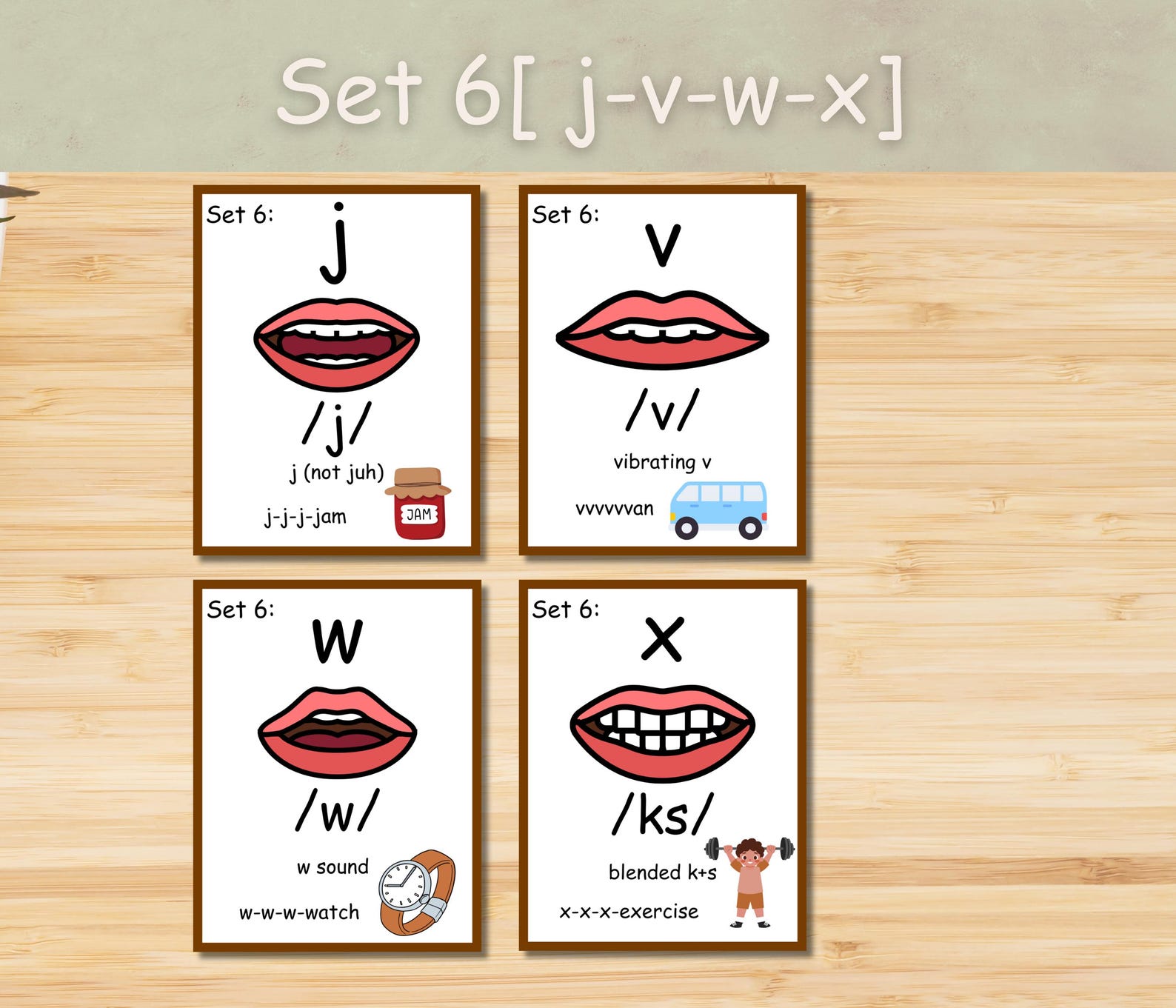 Phonics Flashcards: Early Learning Alphabet Sound Cards (digital ...