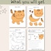 Cat Cut and Paste Activity for Kids, Printable Cut Glue Paste Worksheet ...