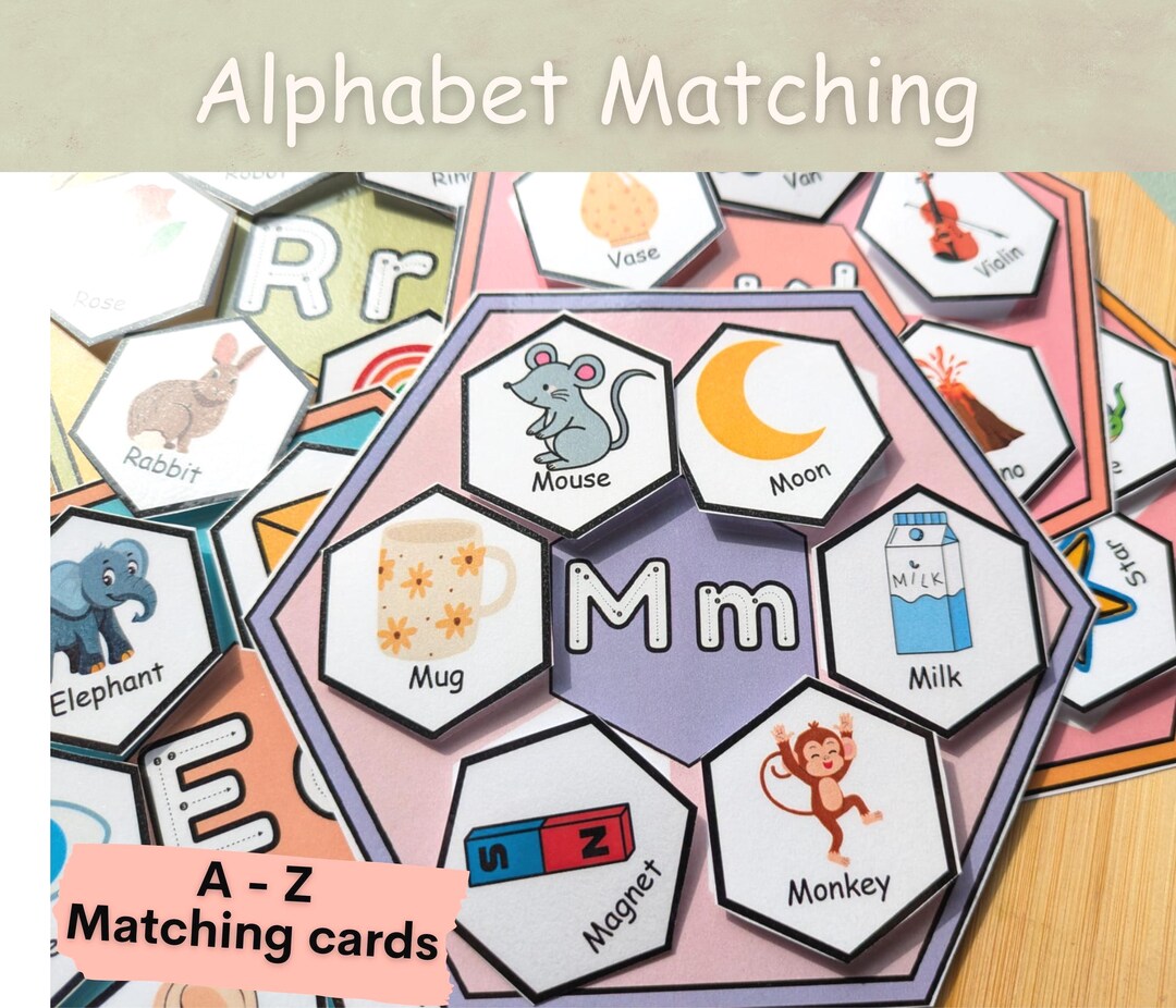 Alphabet Matching Activity Printable | ABC Letter Recognition Game ...