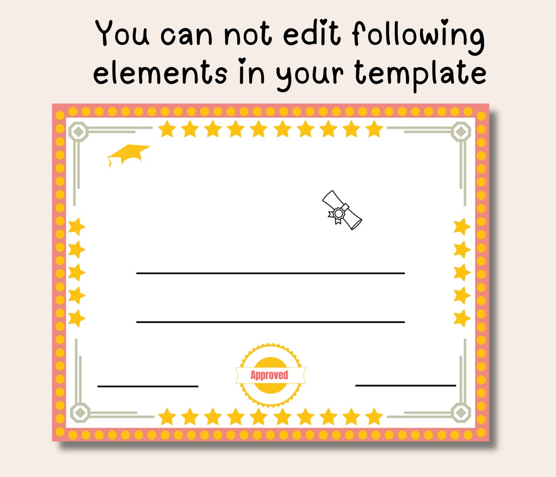 Editable Preschool Graduation Certificate, Printable Preschool ...