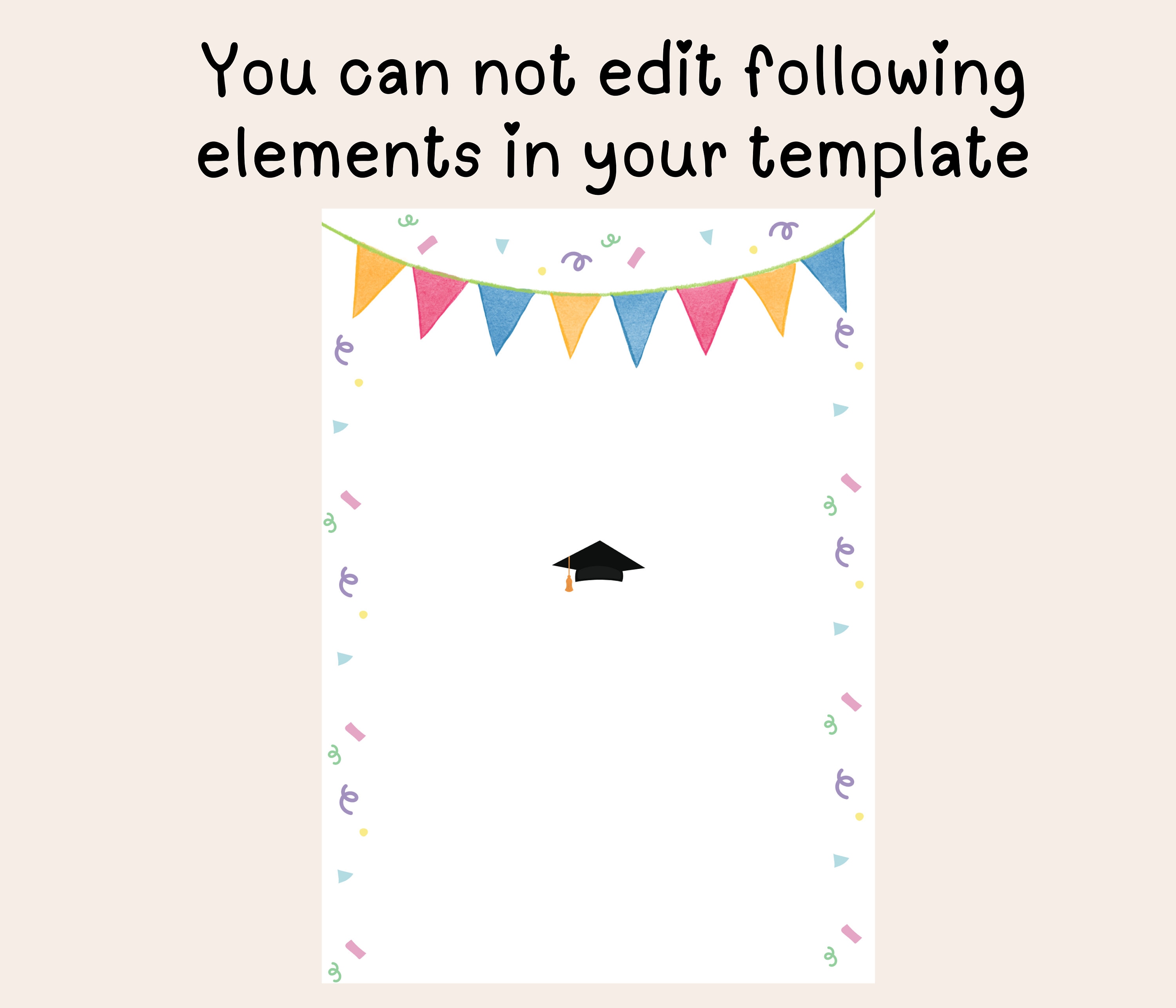 Editable Graduation Invitation Template, Kindergarten Graduation ...