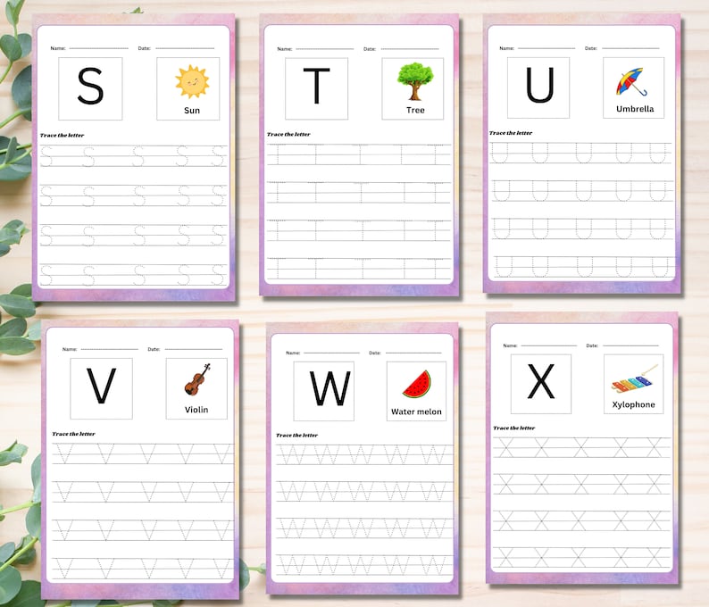 Preschool English Tracing Workbook for Kids , Alphabets Tracing, Abc ...