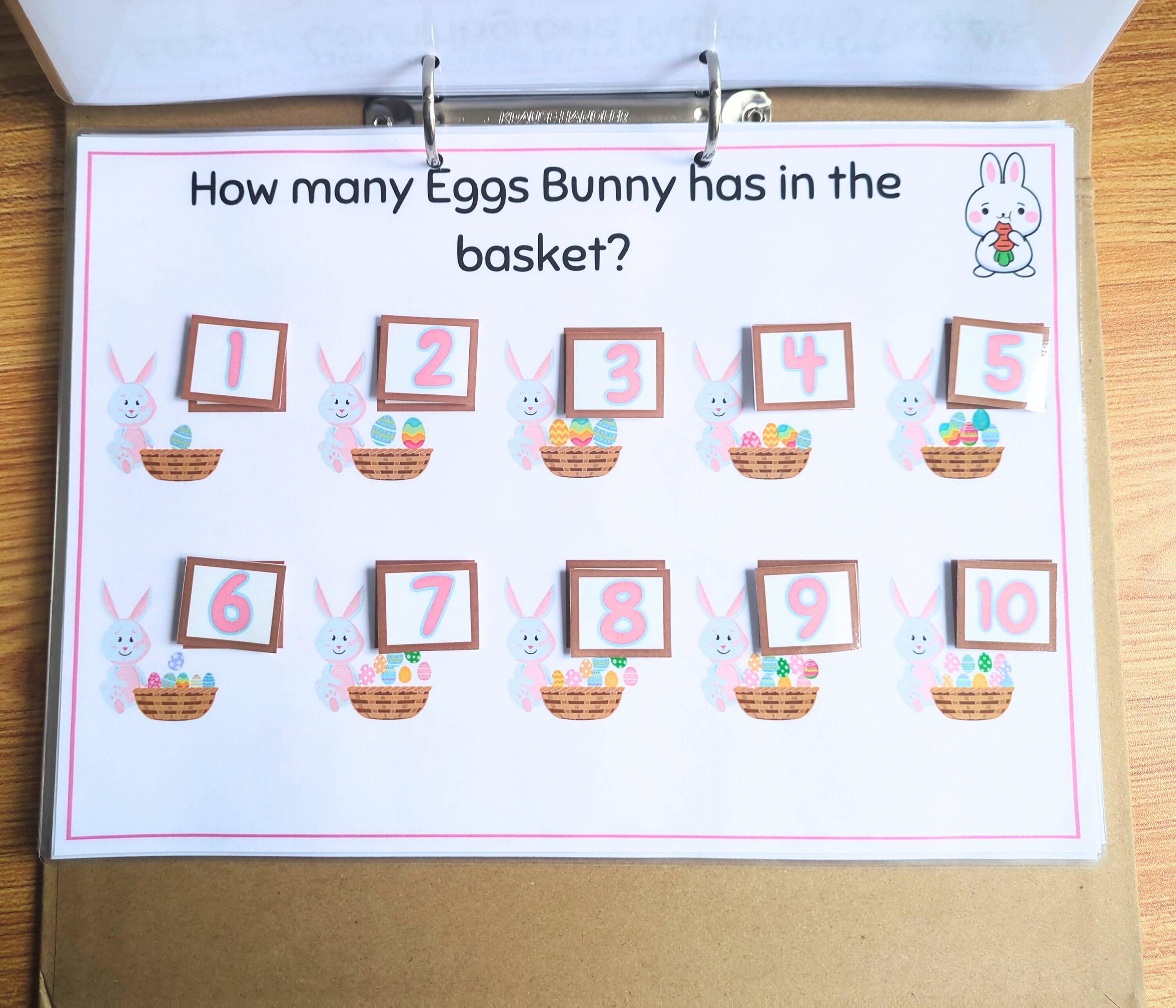 Easter Preschool Learning Binder, Printable Easter Busy Book, Child ...