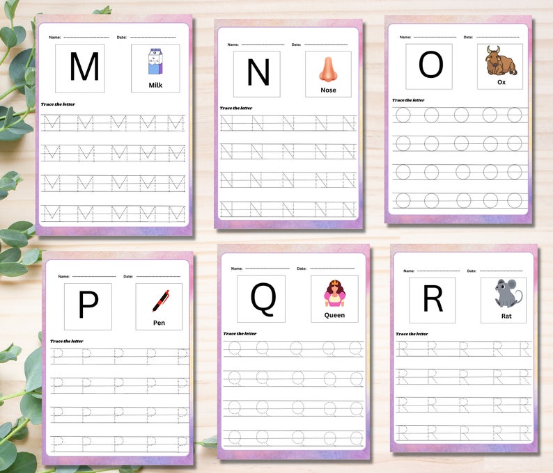 Preschool English Tracing Workbook for Kids , Alphabets Tracing, Abc ...