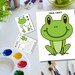 Frog Craft for Kids, Cut and Paste Activity Toddler, Fine Motor Skills ...
