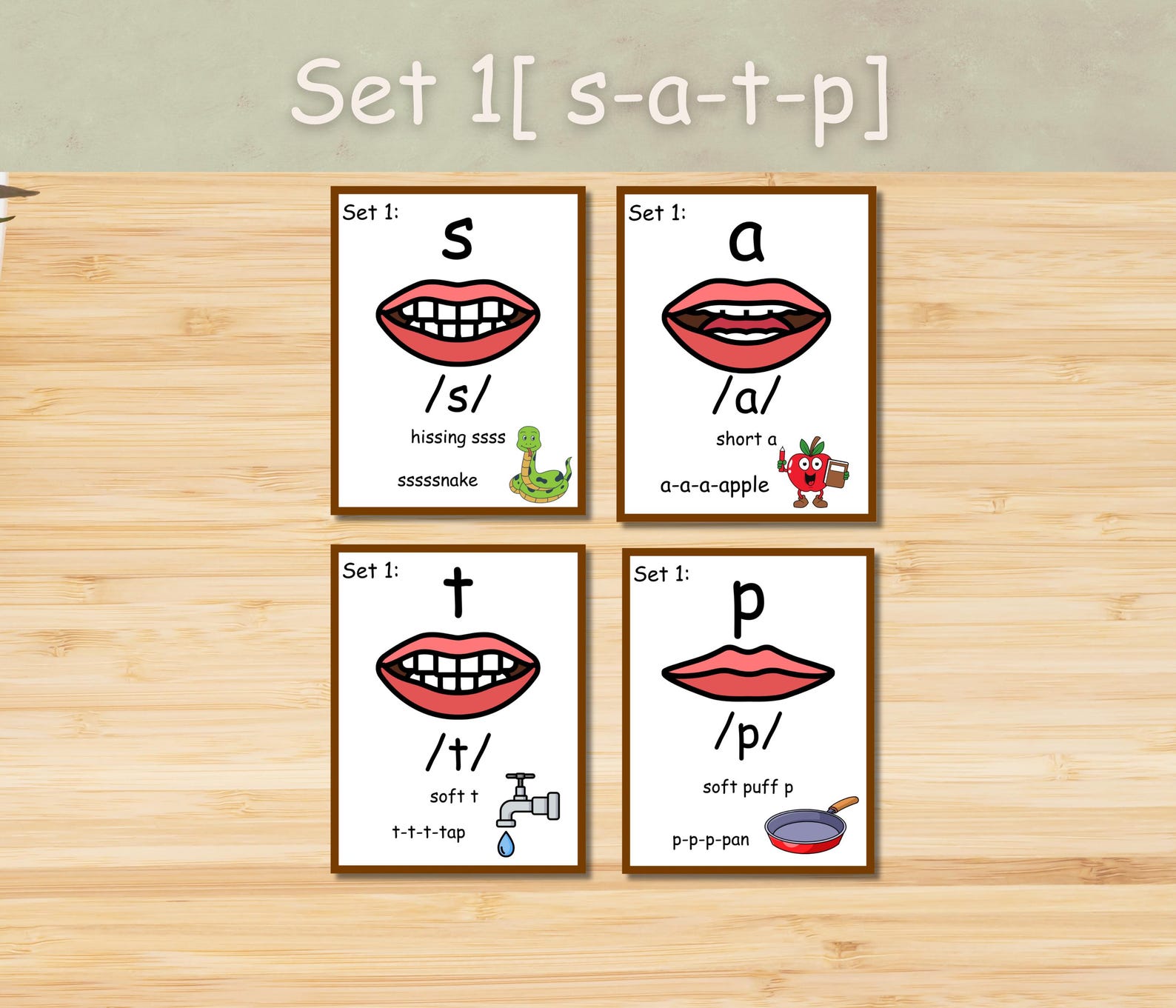 Phonics Flashcards: Early Learning Alphabet Sound Cards (digital ...