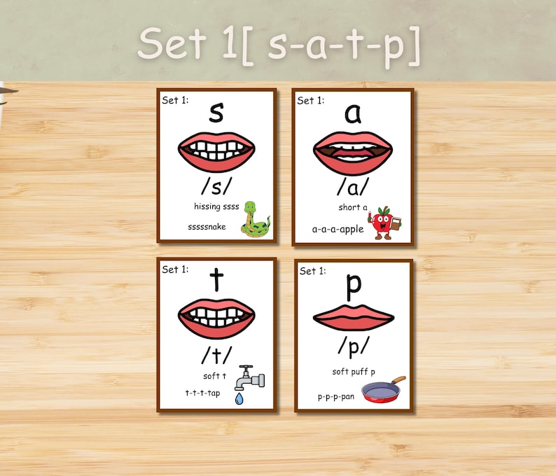 Phonics Flashcards: Early Learning Alphabet Sound Cards (digital ...