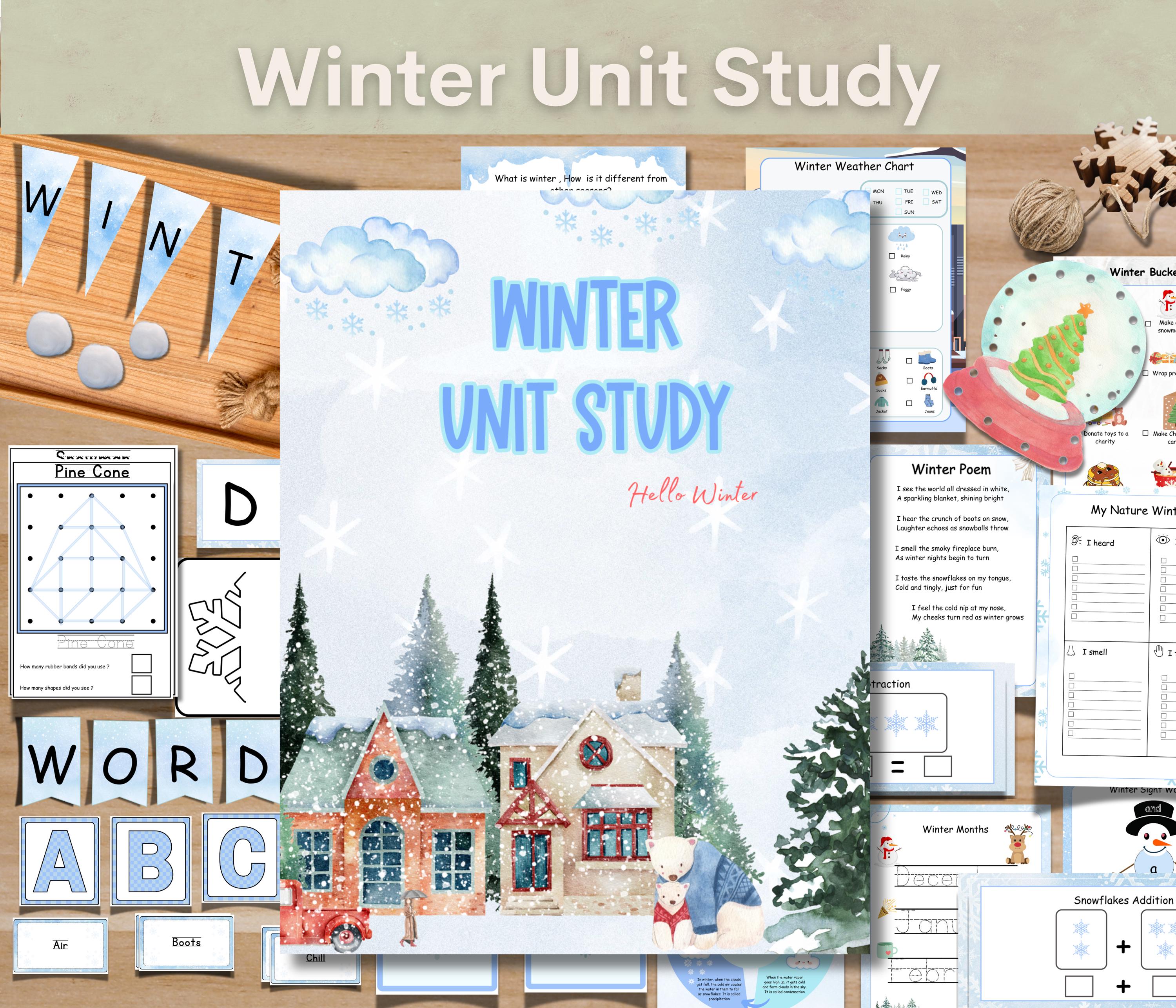 Winter Unit Study for Homeschool, Nature Studies Homeschooling ...