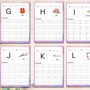 Preschool English Tracing Workbook for Kids , Alphabets Tracing, Abc ...