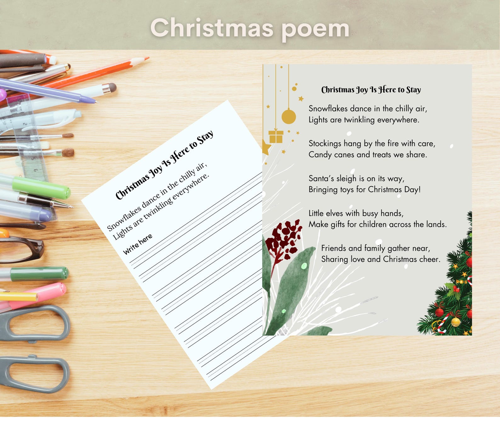 Morning Menu Christmas, Morning Menu Homeschool Prek , Morning Menu ...