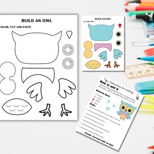 Cut and Paste Activity, Scissor Skills Exercises, Printable Scissor ...