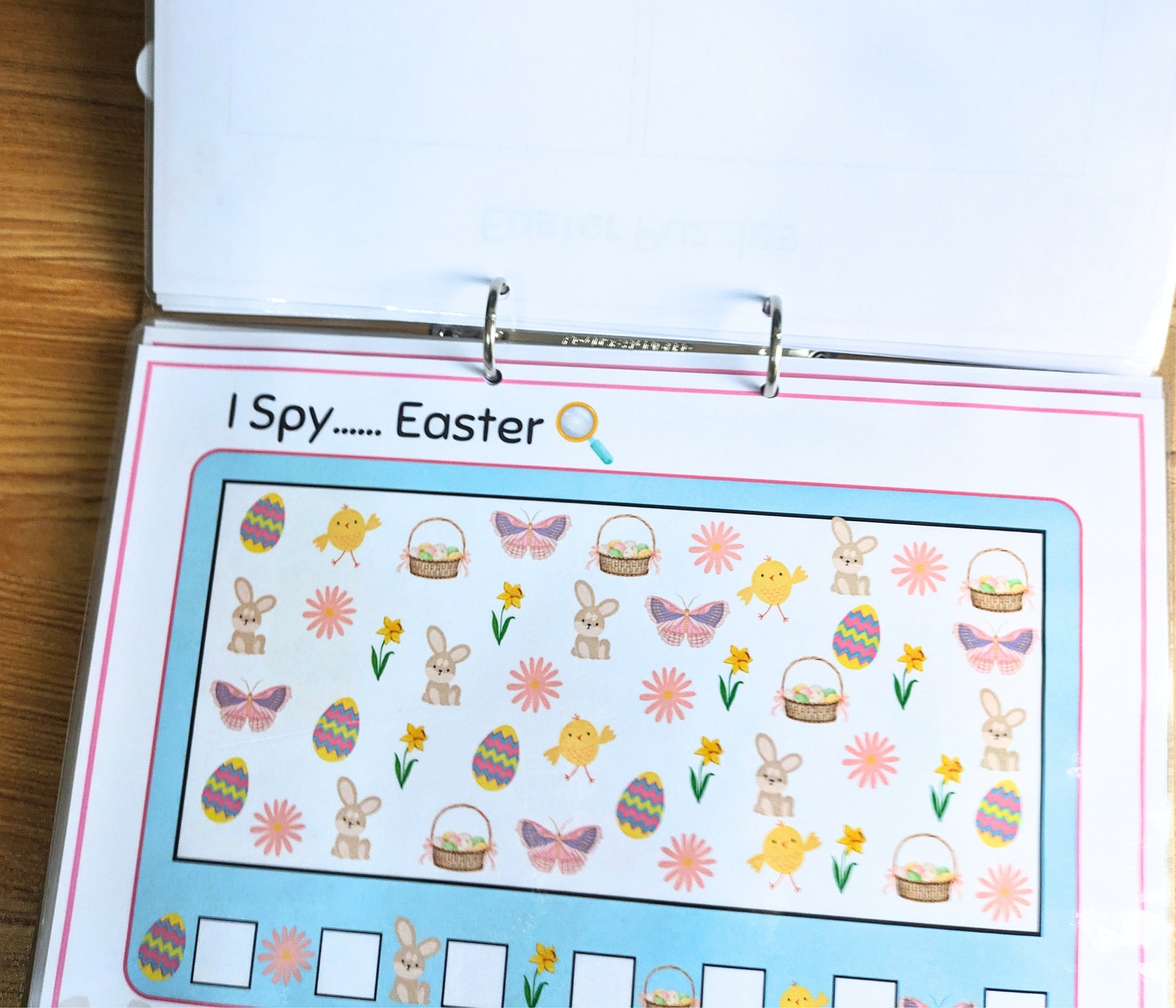 Easter Preschool Learning Binder, Printable Easter Busy Book, Child ...