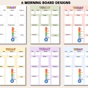 Homeschool Morning Board: Calendar, Weather Chart, Circle Time (digital ...