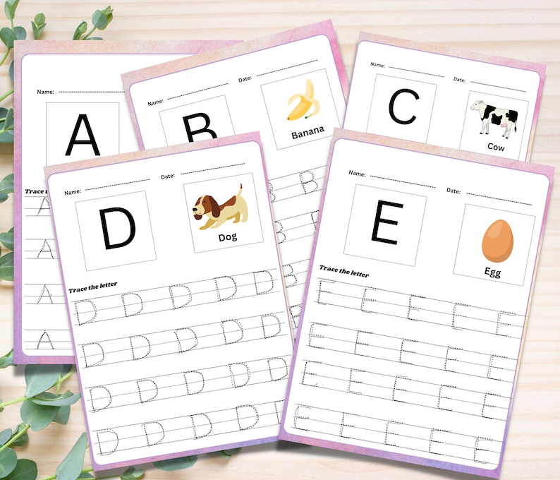 Preschool English Tracing Workbook for Kids , Alphabets Tracing, Abc ...