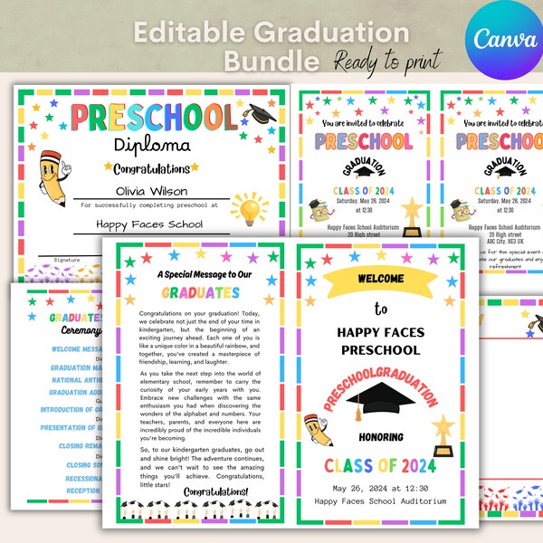 Preschool Graduation - Etsy