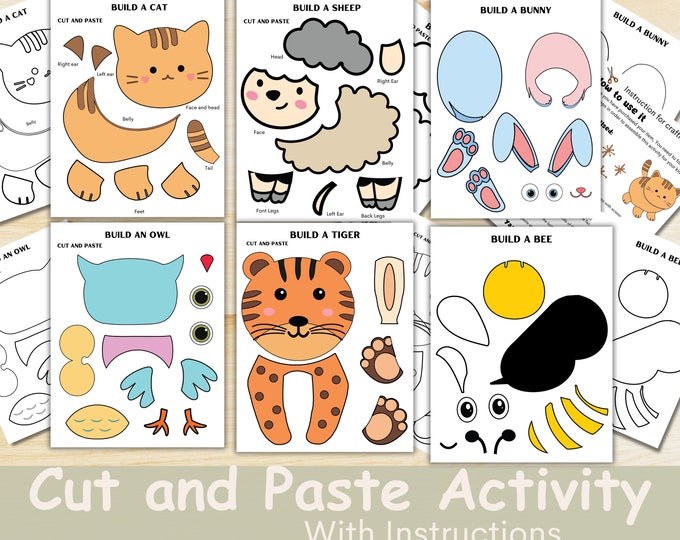 Cut and Paste Christmas Wreath Craft | Cut Out and Glue Activity ...