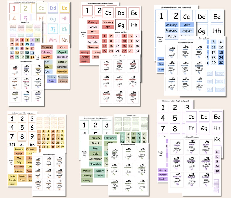 Morning Board Printable, Preschool Circle Time Board, Weather Chart ...