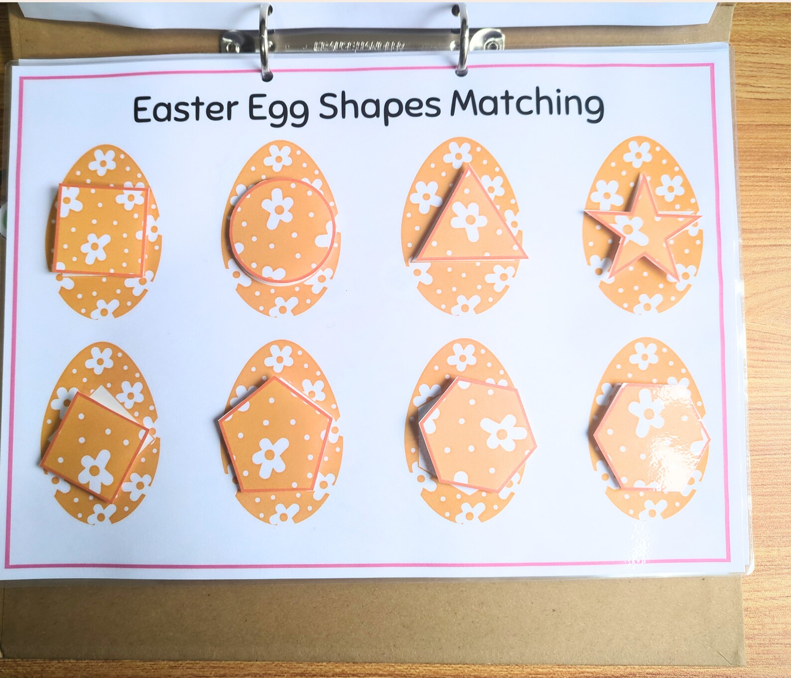 Easter Preschool Learning Binder, Printable Easter Busy Book, Child ...