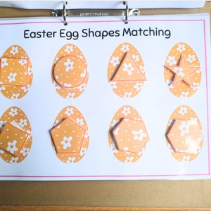 Easter Preschool Learning Binder, Printable Easter Busy Book, Child ...