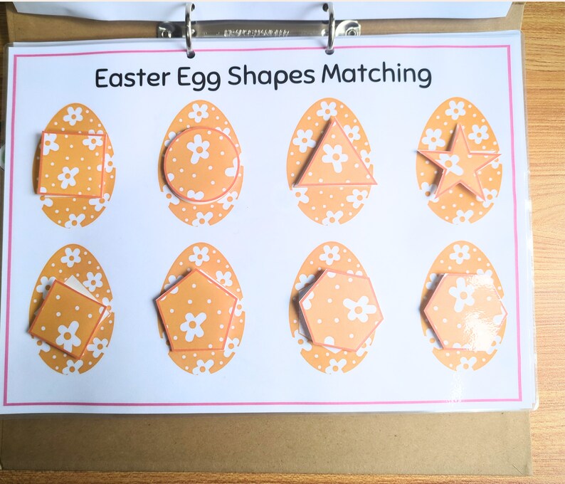 Easter Preschool Learning Binder, Printable Easter Busy Book, Child ...