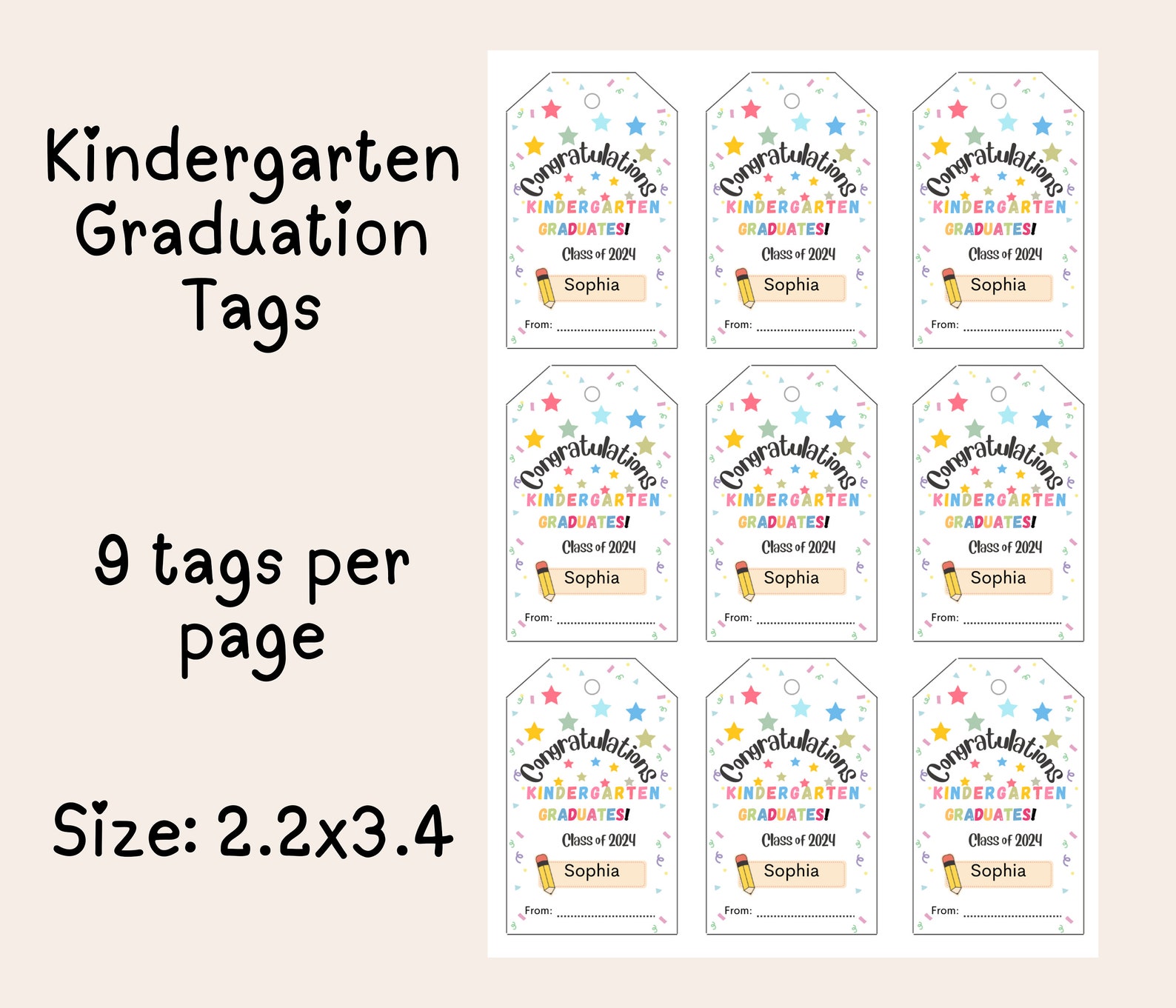 Editable Kindergarten Graduation Bundle: Certificate, Invitation ...