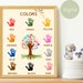 Colors Educational Poster Printable Wallart Educational - Etsy