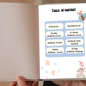 Kids Gratitude Journal Printable, 5-minute Gratitude Journal ...