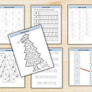 Morning Menu Christmas, Morning Menu Homeschool Prek , Morning Menu ...