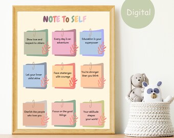 Chore Chart Printable for Kids Daily Chores Template - Etsy