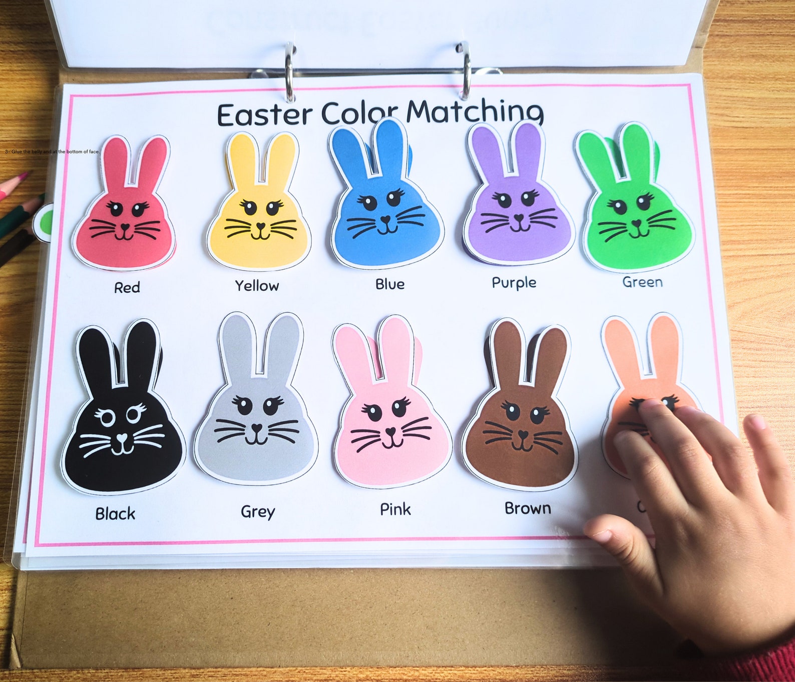 Easter Preschool Learning Binder, Printable Easter Busy Book, Child ...