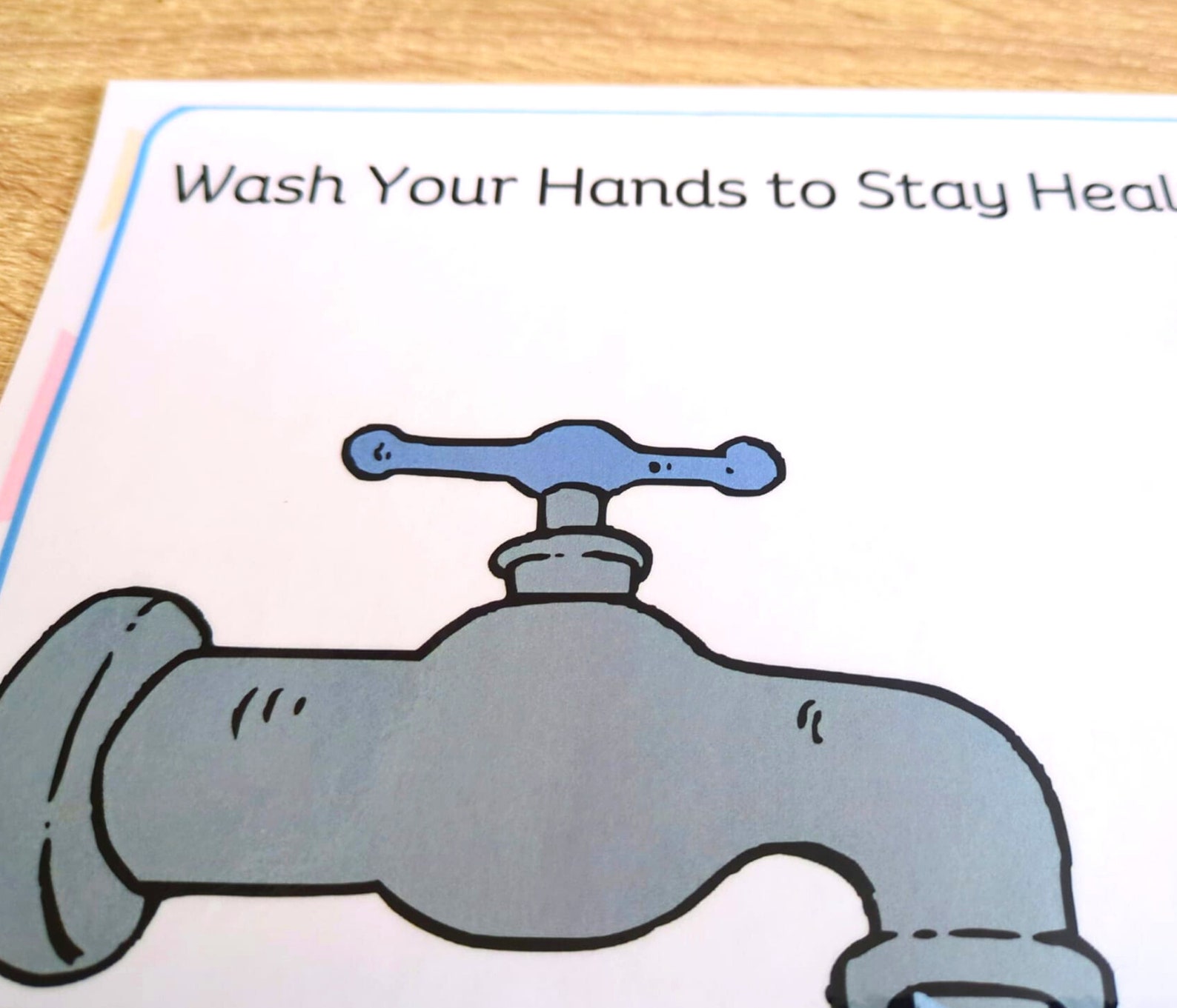 Wash Your Hands Printable Activity for Toddler, Preschool Homeschool ...