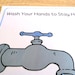 Wash Your Hands Printable Activity for Toddler, Preschool Homeschool ...