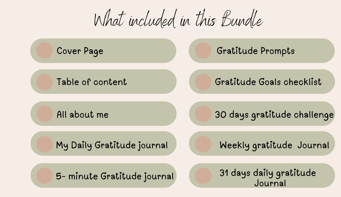 Kids Gratitude Journal Printable, 5-minute Gratitude Journal ...