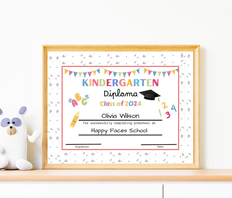 Editable Graduation Bundle, Preschool Graduation Program, Kindergarten ...