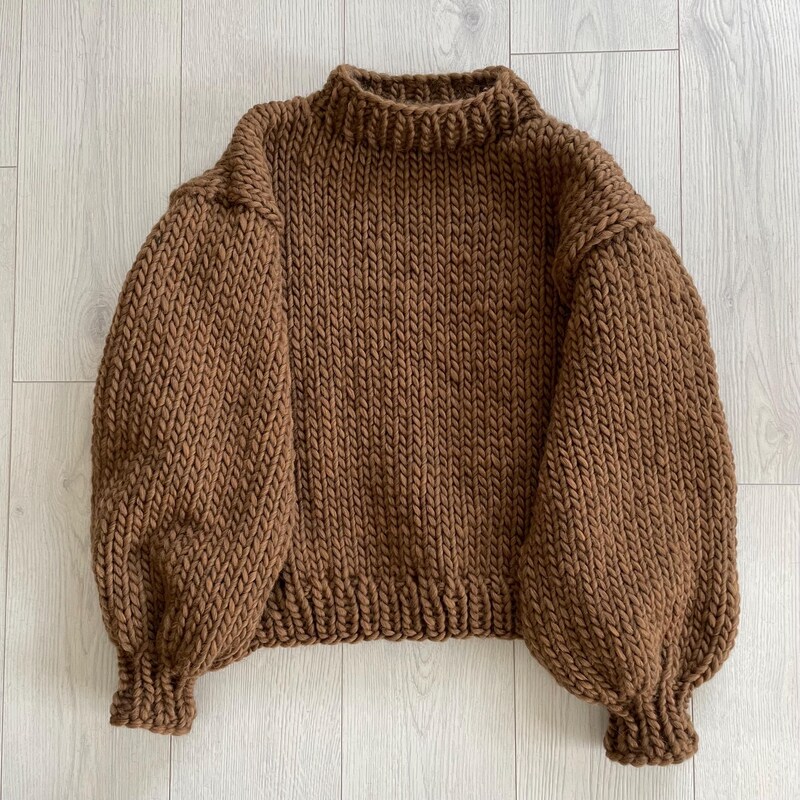 Chunky Knit Sweater - Etsy