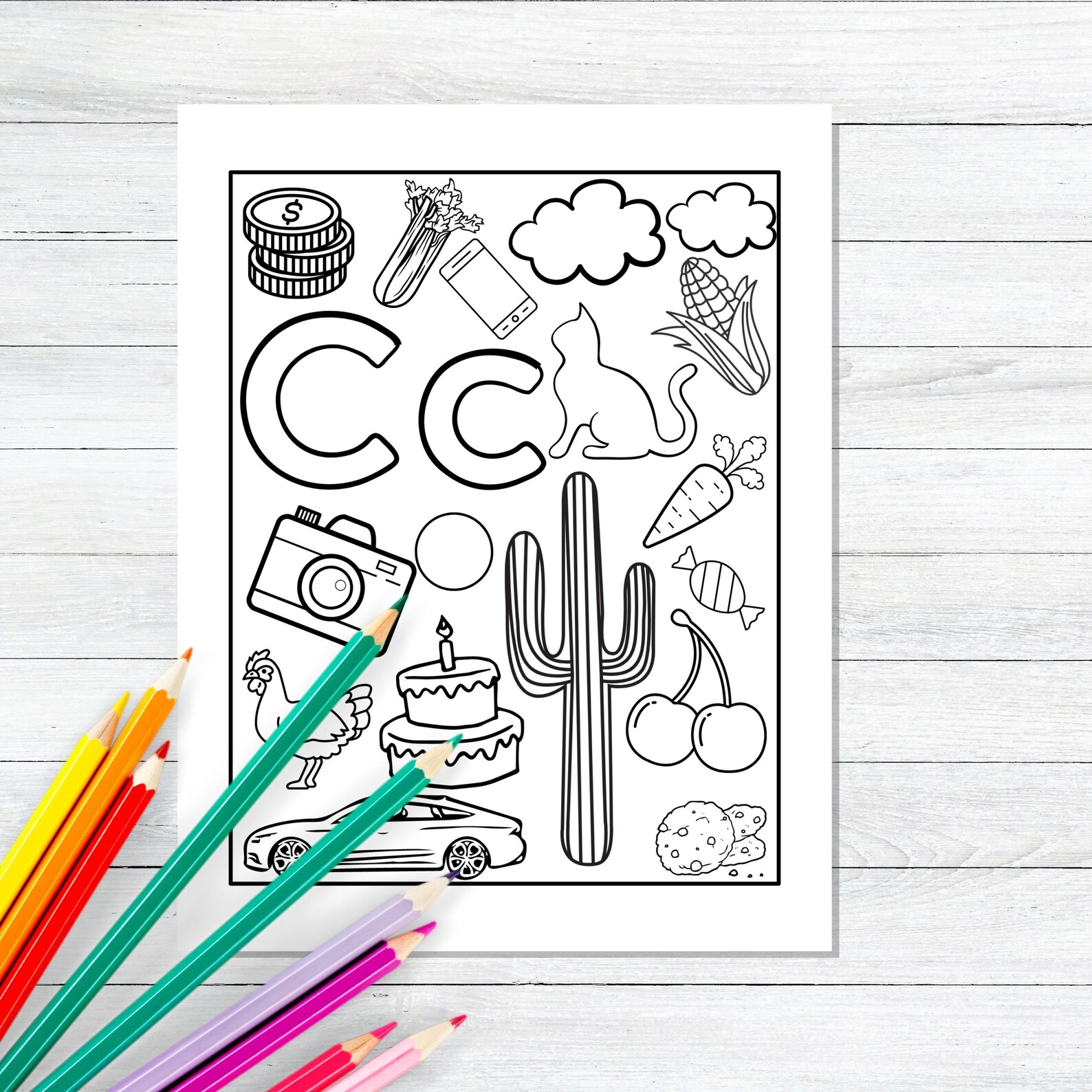 Alphabet Coloring Pages, Kids Coloring Pages, Coloring Book, Preschool ...