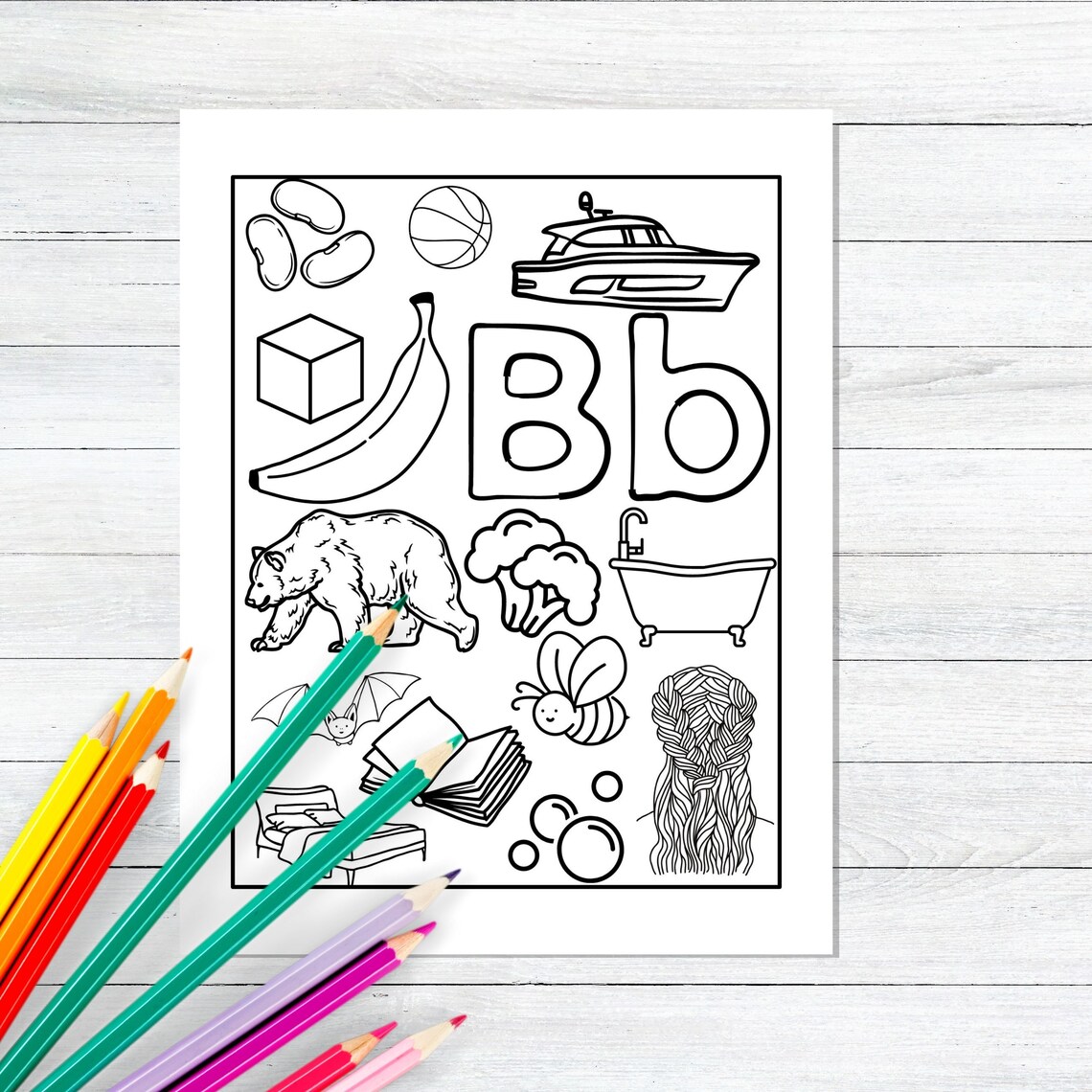 Alphabet Coloring Pages, Kids Coloring Pages, Coloring Book, Preschool ...