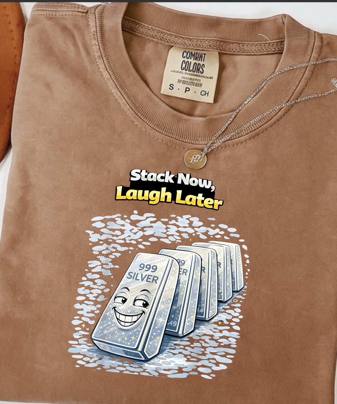 Stack Now Laugh Later Funny Silver Stacker Design Investment Humor PNG ...