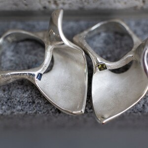 The Raw Ring , Sterling Silver Textured Ring , Statement Ring, Modern ...